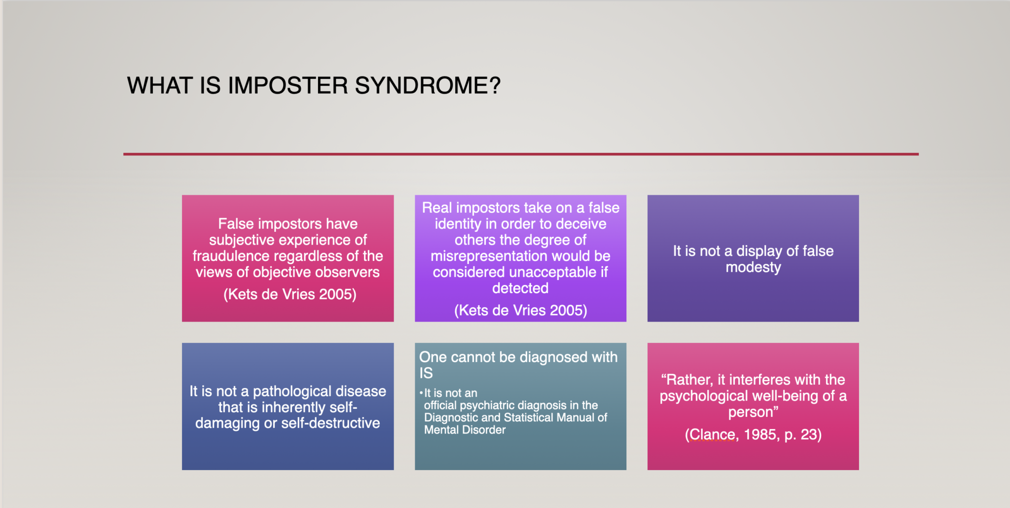 Imposter Syndrome- What It Is And How To Beat It. - The Mental Health ...